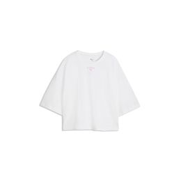 Top "W Puma X Hyrox Cropped Lifestyle Tee" in Wei&szlig; | Gr.: XXL