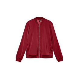 V&eacute;ro Moda Vero Moda L/S Bomber Noos Bluse in Biking Red | Gr.: S