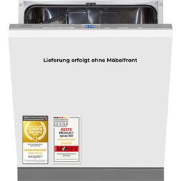 Exquisit vollintegrierbarer Geschirrsp&uuml;ler 2113 &raquo;EGSP2113-ES-030E silber&laquo; 11 l 13 tlg. Ma&szlig;gedecke Gro&szlig;es Fassungsverm&ouml;gen, komfortabel im Alltag wei&szlig; 