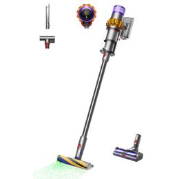 Dyson Akku-Hand-und Stielstaubsauger &raquo; V15 Detect Absolute Nickel/Gelb&laquo; 240 Airwatt Saugkraft, Stauberkennungssensor Einheitsgr&ouml;&szlig;e Akku-Hand-und 