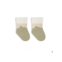 MUNADUNA 5er-Pack Babysocken mit Krokodil und Streifen | Gr.: 15-17
