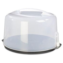 Xavax Kuchentransportbox &raquo;Tortentransportbox, rund&laquo; Kuchenbox transparent Kunststoff B/H/L: 28,5cm x 14cm x 28,5cm