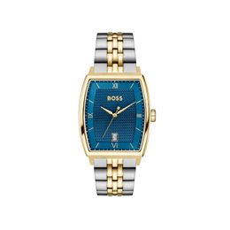 BOSS Herren BOSS Quarzuhr &raquo;PRINCIPLE&laquo; Armbanduhr, Herrenuhr, Edelstahlarmband, analog, Tag gold Einheitsgr&ouml;&szlig;e