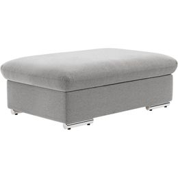 Sit & More sit&more Polsterhocker &raquo;Valantine, B: 101 cm&laquo; individuell zu kombinieren grau 100% Polyester B/H/T: 102cm x 43cm x 68cm, Microfaser