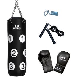 HAMMER Boxsack &raquo;Sparring Professional&laquo; schwarz B/H/L: 26cm x 80cm x 80cm Boxsack