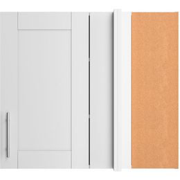 Optifit Eckh&auml;ngeschrank &raquo;Ahus&laquo; Breite 80 x 45 cm braun wildeiche Nachbildung, B/H/T: 80cm x 70,4cm x 34,9cm, T&uuml;ren: 1 Stk.