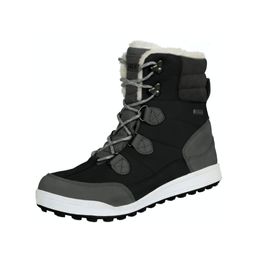 GUGGEN Mountain Fellstiefel HPC57 Lammwolle in Schwarz-Grau | Gr.: 40