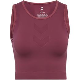Hummel Sport-BH "Hiit Seamless W Top" in Lila | Gr.: S