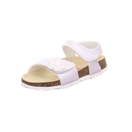 Superfit Tieffu&szlig;bett Sandale FUSSBETTPANTOFFEL in Wei&szlig; | Gr.: 25