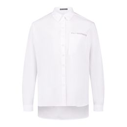 Betty Barclay Damen Hemdbluse "Damen mit Kragen", wei&szlig;, Gr. 48, Obermaterial: 70% Baumwolle, 27% Polyester, 3% Elasthan, Blusen