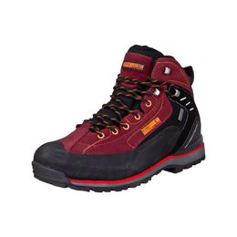GUGGEN MOUNTAIN Trekking-& Wanderstiefel Wildleder in Rot | Gr.: 39