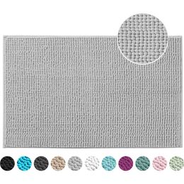 OTTO home Badematte &raquo;Vanessa Chenille Standard, Badvorleger, Badezimmer, Duschvorleger&laquo; H&ouml;he 15 mm rutschhemmend beschichtet fu&szlig;bodenheizungsgeeignet 