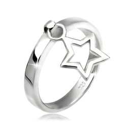 Elli Ring 925 Sterling Silber Sterne, Stern in Silber | Gr.: 56