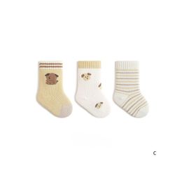 MUNADUNA 3er-Set Winter Baby Socken C | Gr.: 15-17