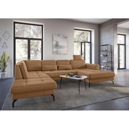 Sit & More sit&more Sofa-Kopfst&uuml;tze &raquo;Bendigo&laquo; braun Holzwerkstoff B/H/L: 50cm x 25cm