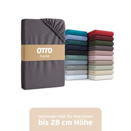 OTTO home Spannbettlaken &raquo;BLACKBERRY in PREMIUM und BASIC Qualit&auml;t, 100% Baumwolle&laquo; f&uuml;r hohe Matratzen bis 28 cm, Bettlaken, Spannbetttuch, Boxspring 