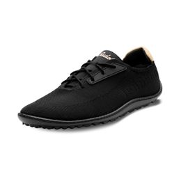 Leguano Damen Barfu&szlig;schuh "ADVICE", Gr. 38, schwarz, Textil, Schuhe, Schn&uuml;rschuh, Freizeitschuh, mit Weltneuheit Hybridsohle, f&uuml;r Sie&Ihn