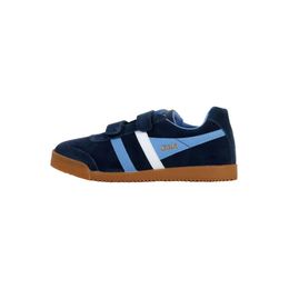 Gola Kinder-Sneaker aus Leder &bdquo;Barrier Strap&ldquo; Blau | Gr.: 28