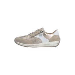 Rieker Rock &ndash; Niedrige Sneaker aus Leder Beige | Gr.: 39
