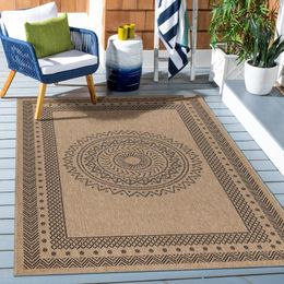 Ayyildiz Teppiche Outdoorteppich &raquo;DHAKA 8714 , auch als L&auml;ufer&laquo; rechteckig 5 mm H&ouml;he Orient / Pflegeleicht / Strapazierf&auml;hig / In- und Outdoor geeignet schwarz 