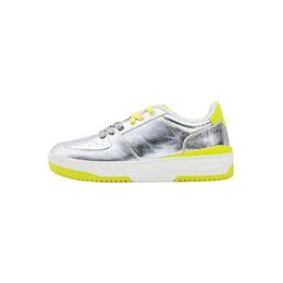 Desigual Schn&uuml;r-Sneaker &bdquo;Metro Silver&ldquo; Grau | Gr.: 39