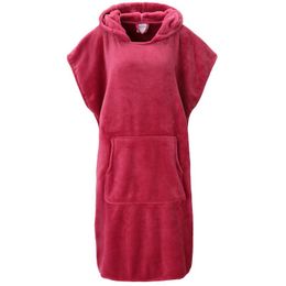 OTTO home Badeponcho &raquo;Miia, Surfponcho ideal f&uuml;r Sauna, Spa & im Urlaub&laquo; 1 Stk. weich und kuschelig, pl&uuml;sch, Unisex, f&uuml;r Damen und Herren rot 