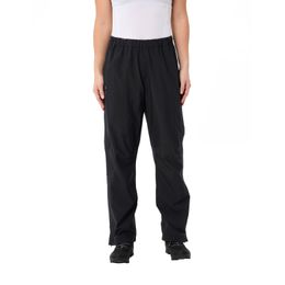 Vaude Damen Fahrradhose "WOMEN'S FLUID FULL-ZIP PANTS", schwarz, Gr. 44, Obermaterial: 100% Polyester. Futter: 100% Polyamid, Hosen, wasserdicht,