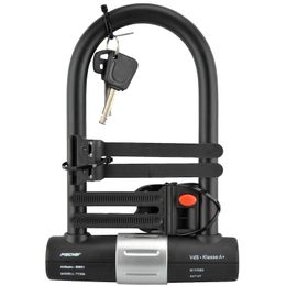 FISCHER BIKE FISCHER Fahrrad B&uuml;gelschloss &raquo;FISCHER B&uuml;gelschloss inkl. Halterung&laquo; Packung, mit Halterung, 5 Stk. tlg. schwarz 5 Stk. B&uuml;gelschloss