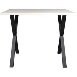 M&auml;usbacher Tresentisch &raquo;Bartresentisch Metall&laquo; Bartresentisch Metallgestell, H&ouml;he 109 cm schwarz-wei&szlig; B/H/T: 120cm x 109cm x 70cm