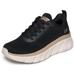 Skechers Damen Sneaker "BOBS B FLEX HI-FLYING HI", Gr. 36, schwarz, Textil, Schuhe, Trainingsschuh, Schn&uuml;rschuh, Freizeitschuh in veganer Verarbeitung