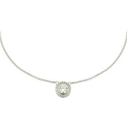 Firetti Damen Kette mit Anh&auml;nger &raquo;Schmuck Geschenk Silber 925 Halsschmuck Anh&auml;nger Solit&auml;r&laquo; mit Zirkonia (synth.) silber Silber 925 (Sterlingsilber), 