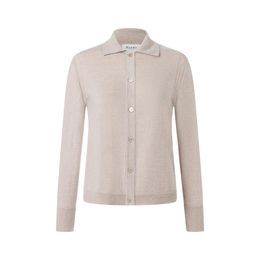 Maerz Muenchen Damen Strickjacke "Maerz Muenchen 215600 Strickjacke Damen Bekleidung", beige, Gr. 42, 100% Wolle (Merino), Strickjacken