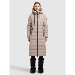 Khujo Damen Steppmantel "CLEO", beige, Gr. S, unifarben, 100% Polyester, M&auml;ntel