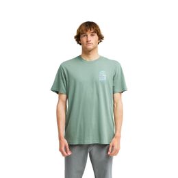 Billabong Herren T-Shirt "Sundown", gr&uuml;n, Gr. L, Obermaterial: 100% Baumwolle., Shirts