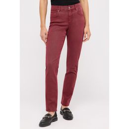 Angels Damen Angels 5-Pocket-Jeans &raquo;CICI&laquo; mit Coloured Denim rot 40, L&auml;nge 28