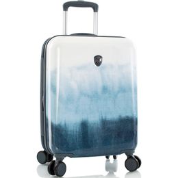 Heys Herren Hartschalen-Trolley &raquo;Tie-Dye blau, 53 cm&laquo; 45 l 4 Rollen Handgep&auml;ck-Koffer Reisegep&auml;ck blau B/H/T: 38cm x 53cm x 23cm 45 l