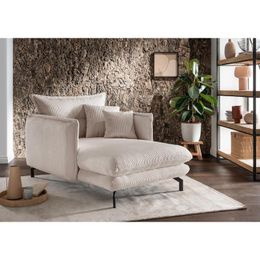 Home Affaire Relaxsessel &raquo;Lazio modern und bequem, schmale Armlehnen, tolle Detailverarbeitung&laquo; zwei verschiedene Fu&szlig;farben w&auml;hlbar beige 93% 