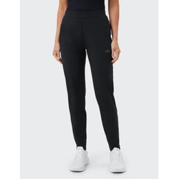 Venice Beach Damen Cargohose "JOGGINGHOSE 1/1 BRANDY", schwarz, Gr. M, unifarben, Stoff, Obermaterial: 75% Polyester, 25% Elasthan, Hosen, mit