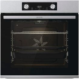Gorenje Pyrolyse Backofen &raquo;BPS6737E14X&laquo; mit 1-fach-Teleskopauszug mit Pyrolyse-Selbstreinigung AirFry-Funktion silber Einheitsgr&ouml;&szlig;e Pyrolyse Backofen