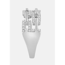 Diamant Exquis Ring aus 375 Wei&szlig;gold mit Diamant | Gr.: 52