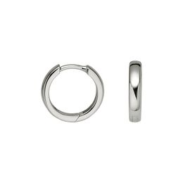 Firetti Damen Paar Creolen &raquo;Schmuck Geschenk Gold 333 Ohrschmuck Ohrringe in mehreren Gr&ouml;&szlig;en&laquo; silber 13, Wei&szlig;gold 333