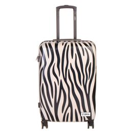 Zebra Koffer "Zebra" in Schwarz/ Creme - (B)40 x (H)66 x (T)25 cm - 73% | Kinder-rucksaecke-taschen