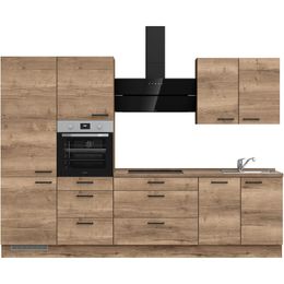 Nobilia K&uuml;chenzeile &raquo;"Structura II", NEU: individuell anpassbar mit gratis Profi-Beratung&laquo; vormontiert, Breite 300 cm, Ausrichtung w&auml;hlbar, wahlw. mit