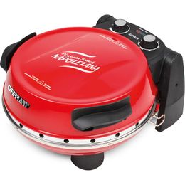 G3FERRARI Pizzaofen &raquo;Napoletana G1003202 rot inkl. 2-ten oberen Pizzastein&laquo; bis 400 &deg;C f&uuml;r echte Steinofenpizza und f&uuml;r noch mehr Backvielfalt rot 