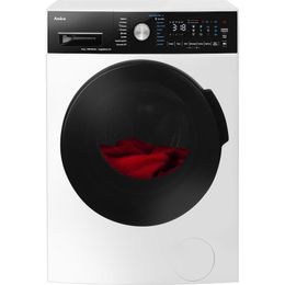 Amica Waschmaschine &raquo;WA 484 091&laquo; 8 kg 1400 U/min schwarz ECOBar Verbrauchsanzeige