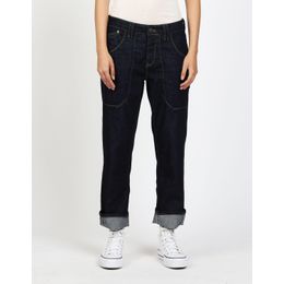 Gang Damen 7/8-Jeans "94THELMA WORKER", blau, Gr. 27, unifarben, 98% Baumwolle, 2% Elasthan, Jeans, im 5-Pocket-Style