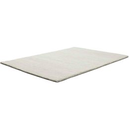Theko Wollteppich &raquo;Maloronga Uni, handgekn&uuml;pft&laquo; rechteckig 24 mm H&ouml;he echter Berber Teppich, reine Wolle, Wohnzimmer beige Wolle B : 60cm 1 Stk., 24mm