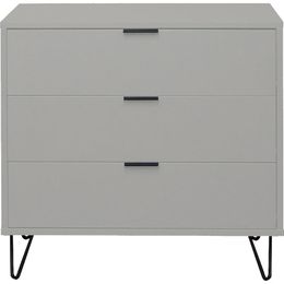 M&auml;usbacher Kommode &raquo;Bonnie&laquo; Kommode mit Drahtgestell grau Holzwerkstoff B/H/T: 81cm x 80cm x 45cm, 3 Stk.