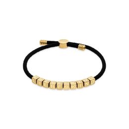 Liebeskind Berlin Damen Armband &raquo;Brick&laquo; gold 21cm, Edelstahl Textil