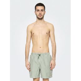 Farah Boardshorts 'Colby Seersucker F Green Meadow' Herren Gr&ouml;&szlig;e S bunt